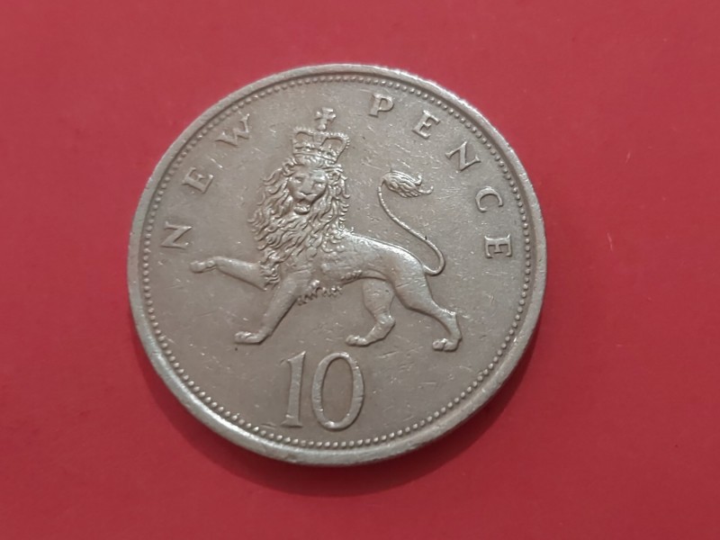 Britanija - 10 pence 1975 god