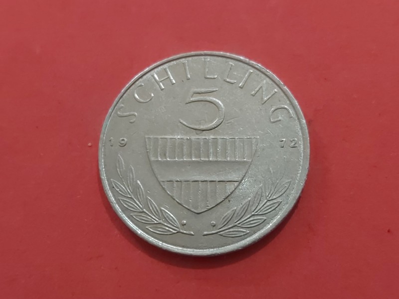 Austrija - 5 shilling 1972 god