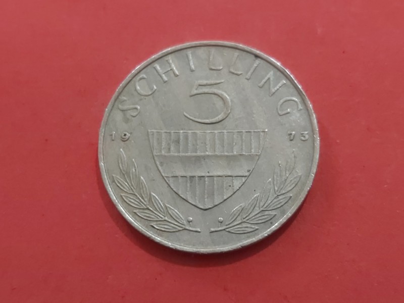 Austrija - 5 shilling 1973 god