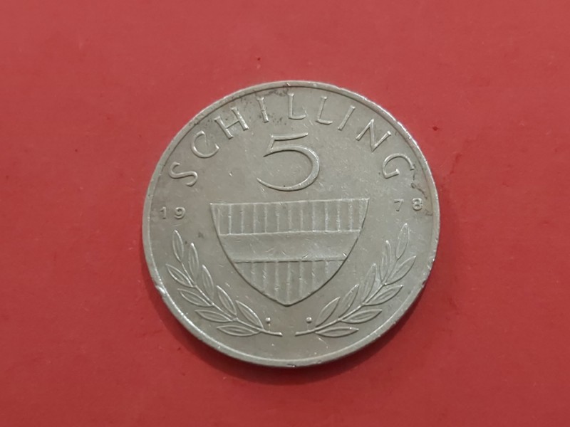 Austrija - 5 shilling 1978 god