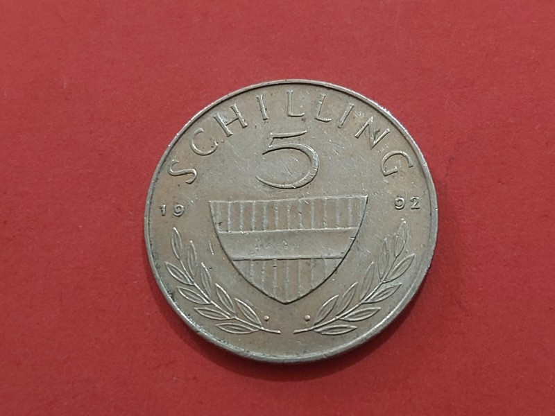 Austrija - 5 shilling 1992 god