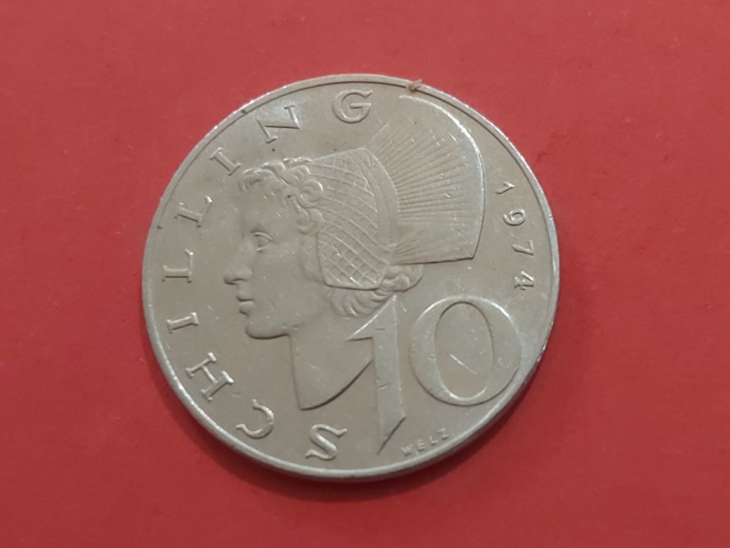 Austrija - 10 shilling 1974 god