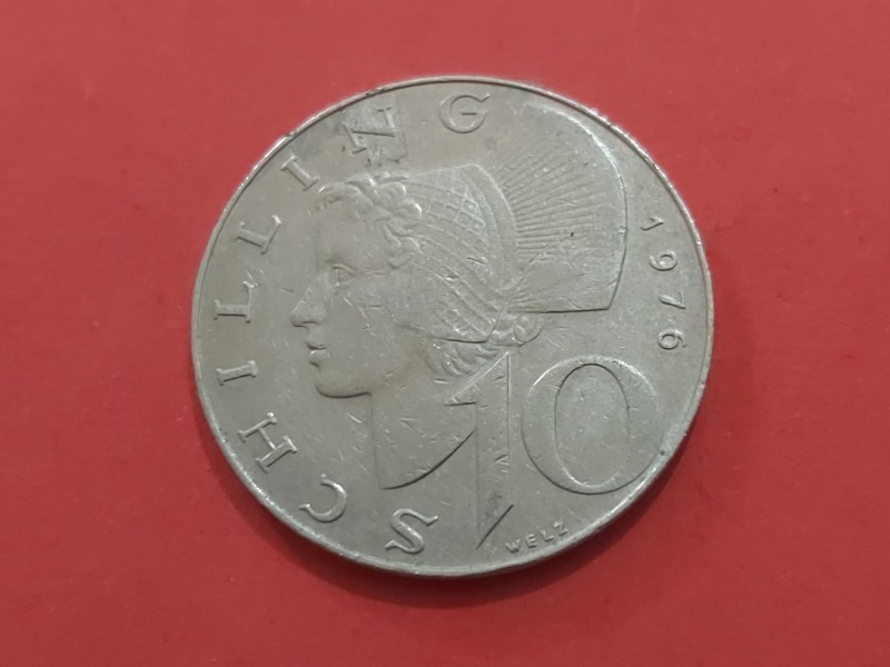 Austrija - 10 shilling 1976 god