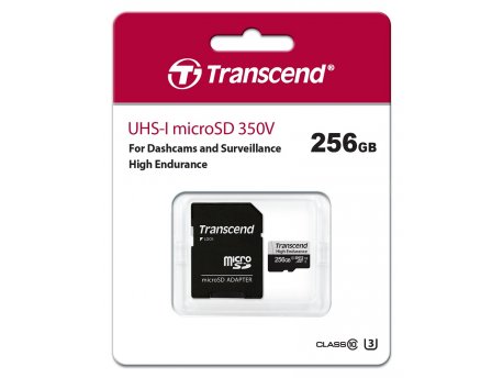 MICRO SD 256GB TS256GUSD350V TRANSCEND SA ADAPTEROM