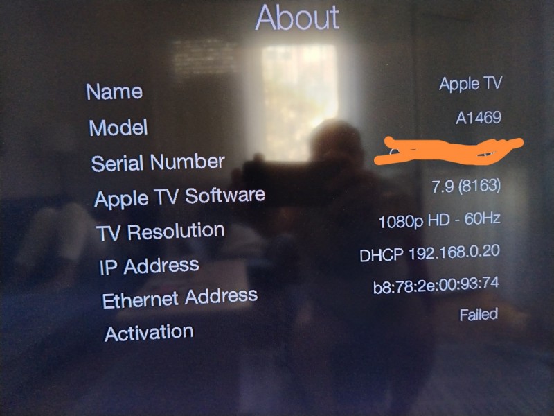 Kompleran Apple tv 3, model A1469