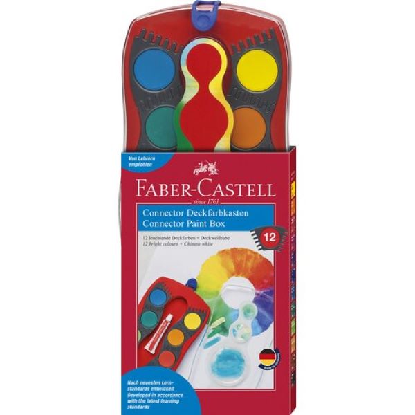 Faber-Castell FC VODENE BOJE CONNECTOR 1/12 125030 CRVENE