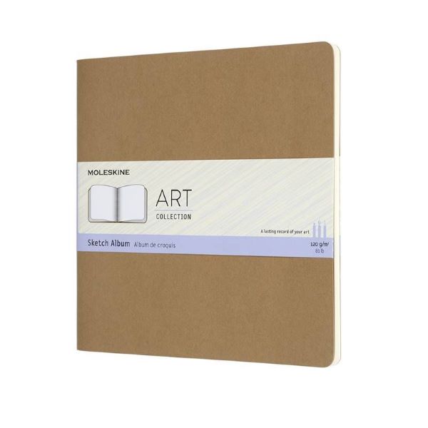 Moleskine ML ART CAHIER SKETCH ALBUM SQRD BROWN