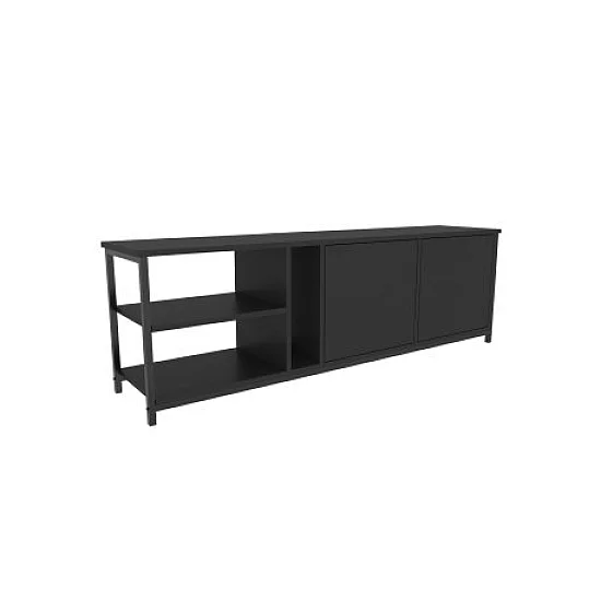 HANAH HOME TV POLICA PRIMROSE BLACK ANTHRACITE CENA