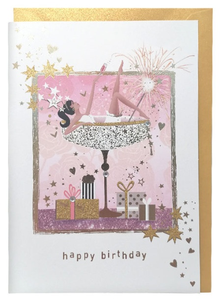 Viter čestitka hb party glitter ( SL533_3 )