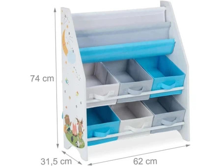 Kinder home dečija polica za knjige i igračke bela ( JVTR-3171 )