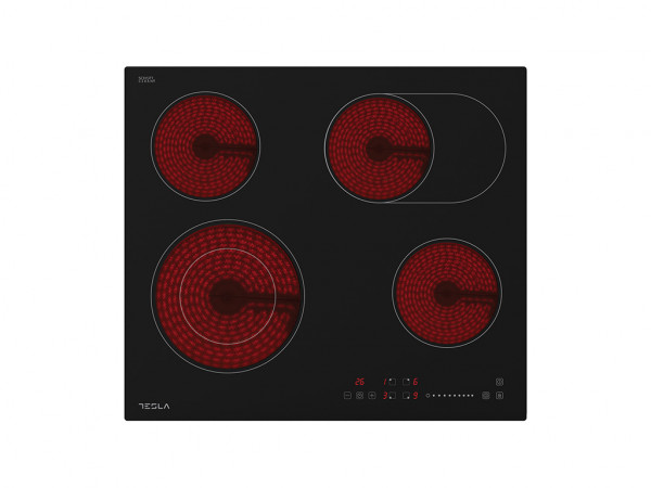 Tesla staklokeramicka ploca HV6410MX,4 zone, 2 proširene,60cm