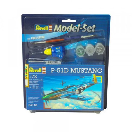 Revell maketa model set p-51d mustang ( RV64148/5006 )