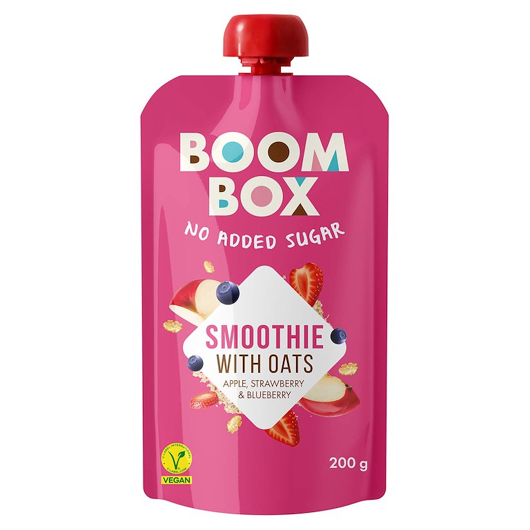 Boom box smoothie jabuka jagoda borovnica 200g boom box