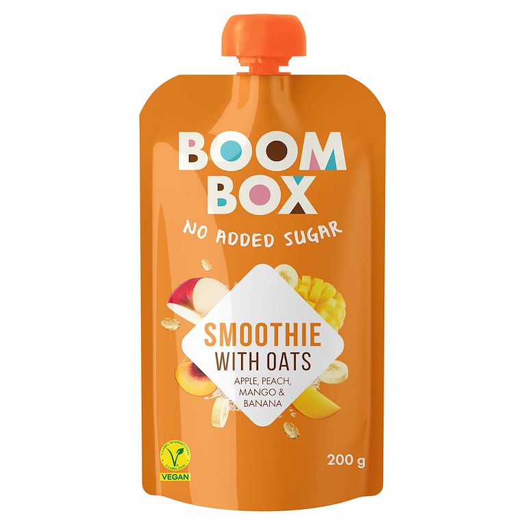 Boom box smoothie jabuka breskva mango 200g boom box