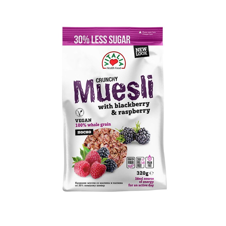 Vitalia musli crunchy kup mal 320g vitalia