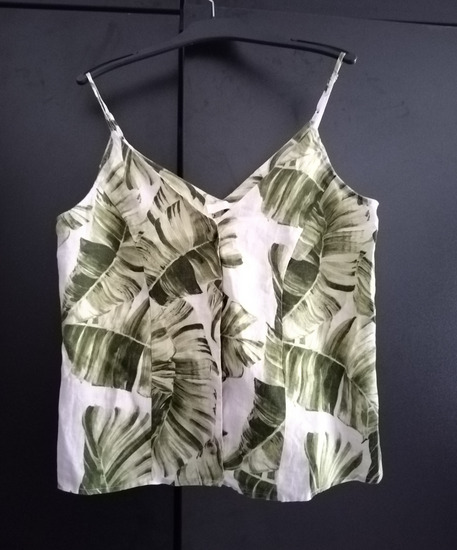 H&M Predivan top prsluk lan S