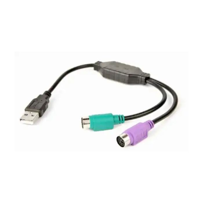 Adapter USB - 2 PS/2 CablExpert UAPS12-BK 30cm