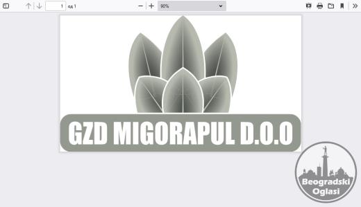 GZD MIGORAPUL doo iz Beograda potreban MOLER