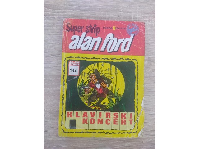 Alan Ford Vjesnik 142 - KLAVIRSKI KONCERT