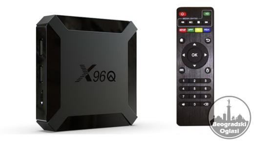 Smart tv box X96Q za gledanje besplatne kablovske televizije.