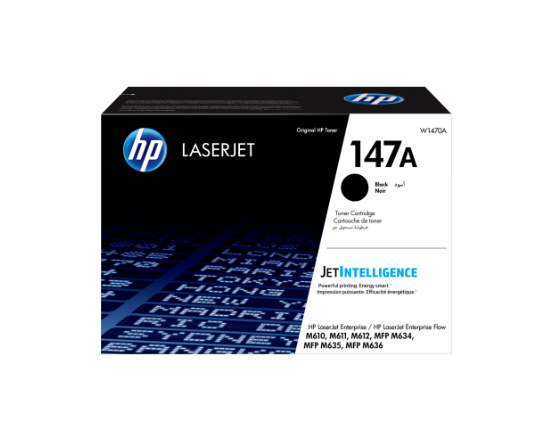 HP 147A Black Original LaserJet Toner Cartridge, W1470A