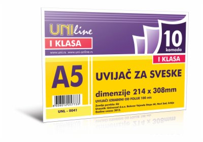 UVIJACI A5 ZA SVESKE 10/1 UNI LINE
UVIJACI A5 ZA SVESKE 10/1 UNI LINE