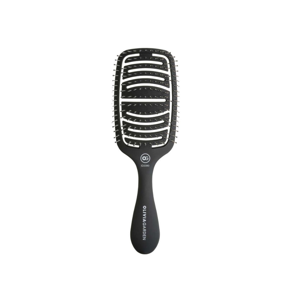 Essential Care Flex Thick Hair Bristles Matt Black