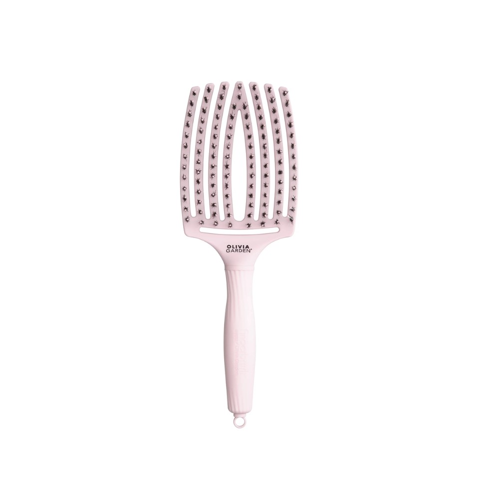 Fingerbrush Care Iconic Boar & Nylon Pastel Pink Large