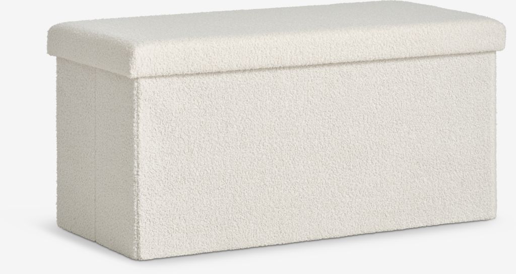 Tabure NYSTED 76x38 sa prost. za odlaganje pr. bela teddy