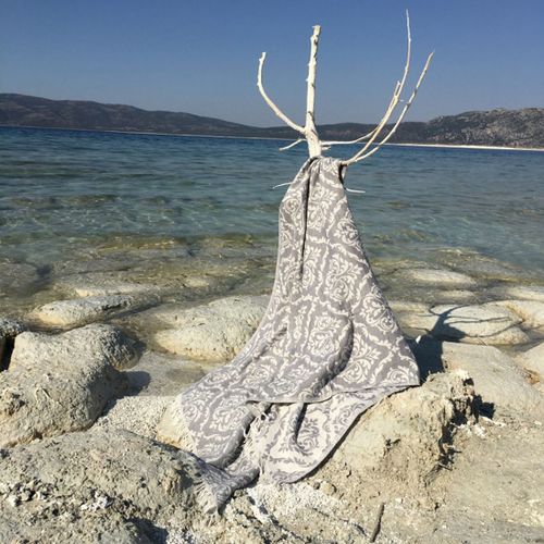 Barok - Grey Grey Fouta (Beach Towel)