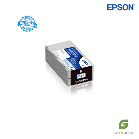 Epson SJIC22P (K) Black Kertridž Original C33S020601