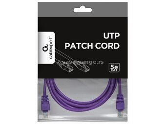 GEMBIRD PP12-2M/V Mrezni kabl/ CAT5e UTP Patch cord 2m purple