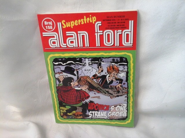 Udovica s one strane groba Alan Ford broj 158