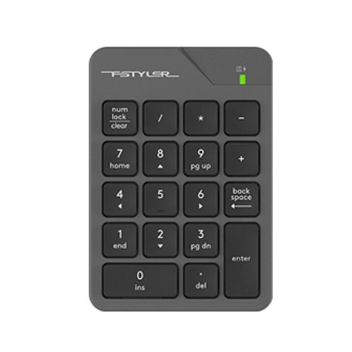 A4 TECH FGK21C FSTYLER 2.4G Wireless Numeric Keypad USB Type-C siva tastatura