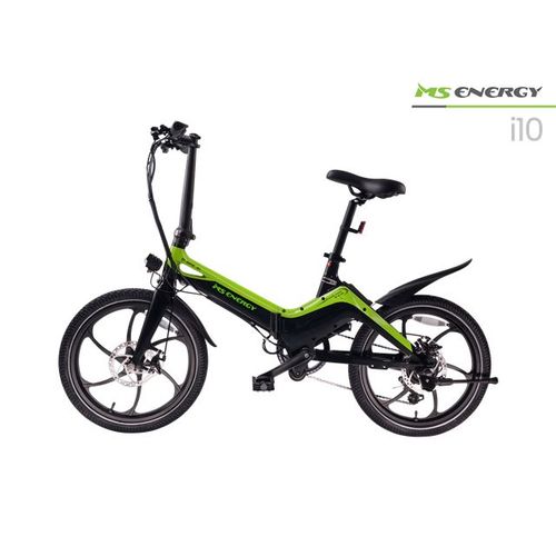 MS ENERGY eBike i10 Black Green