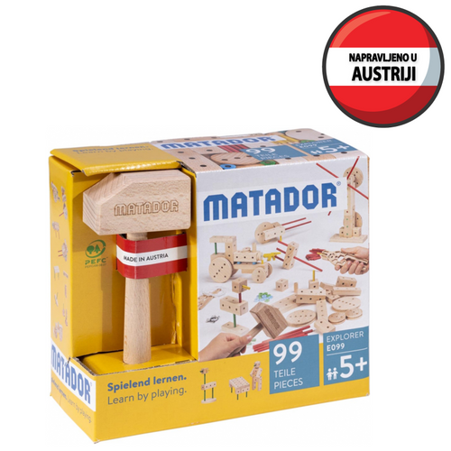 Matador Drveni konstruktor set Istraživač E099