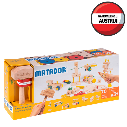 Matador Drveni konstruktor set Stvaralac M070