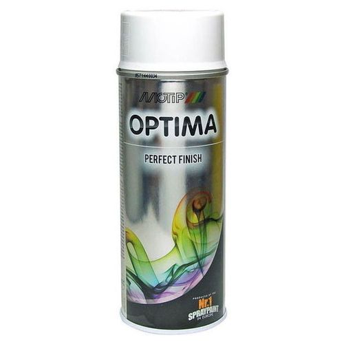 MOTIP Optima Akrilna boja u spreju RAL9010 bela sjaj 400 mL