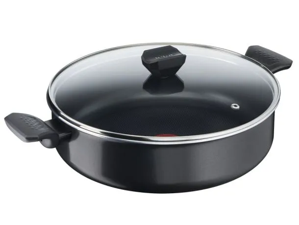 TEFAL ŠERPA SA POKLOPCEM B5547253 28cm EASY COOK AND CLEAN