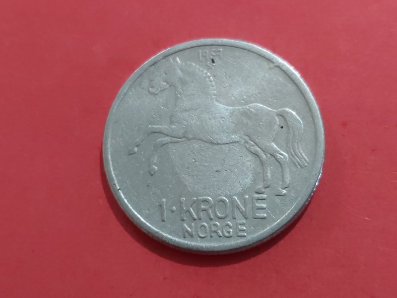 Norveška - 1 kruna 1959 god