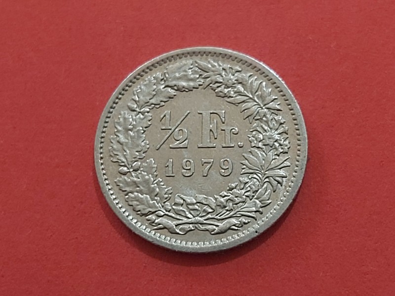 Švajcarska - 1/2 franc 1979 god