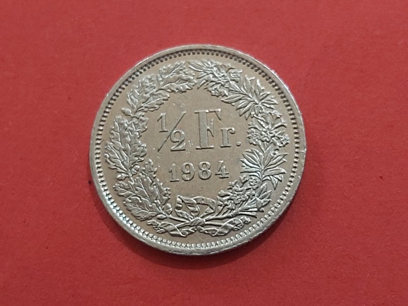 Švajcarska - 1/2 franc 1984 god