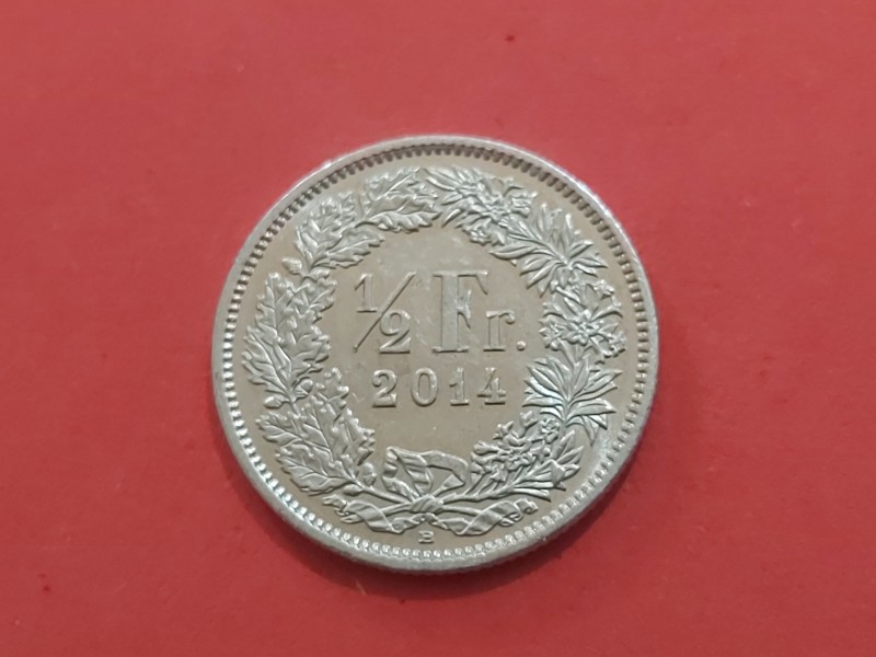 Švajcarska - 1/2 franc 2014 god