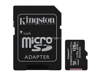 KINGSTON 128GB Micro class 10 100mb/s sa adapterom