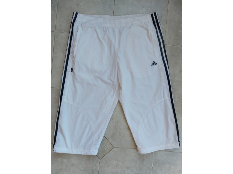 Adidas 3 stripes bele muske bermude XL