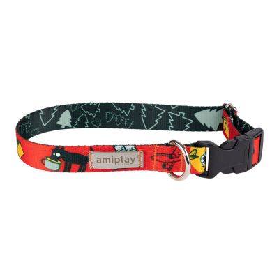 Amiplay Amik Podesiva Ogrlica TravelDog M 25-40cm x 2cm