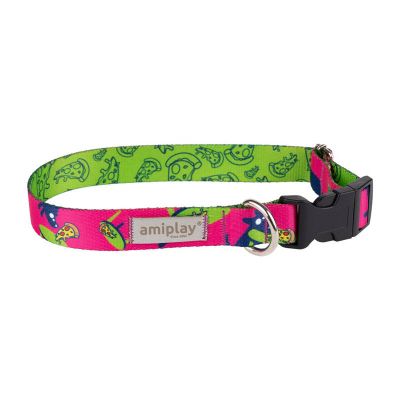 Amiplay Amik Podesiva Ogrlica PizzaDog L 35-50cm x 2,5cm