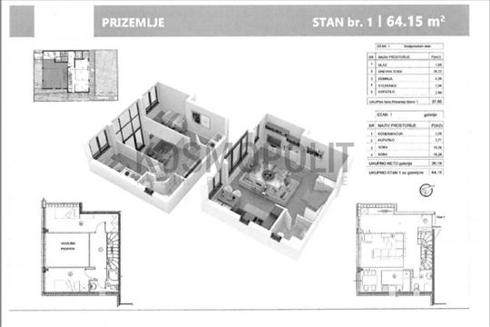 Beograd, Cvetkova pijaca, Stan, 3.0, 65m2