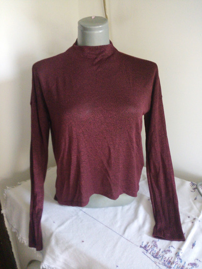 FB sister bordo crop dzemper XS/S