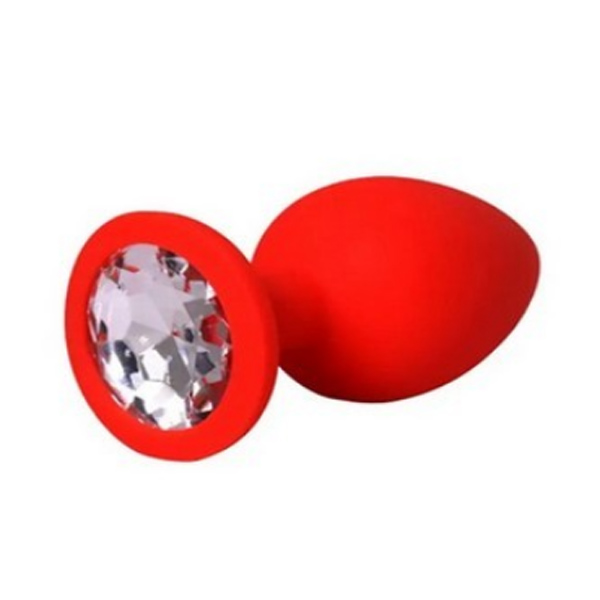 Red silicone plug